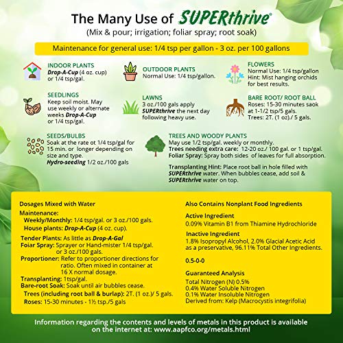 SuperThrive Advanced Nutrition 120Ml Plant Vitamins And Hormones - World No.1 Hydroponics