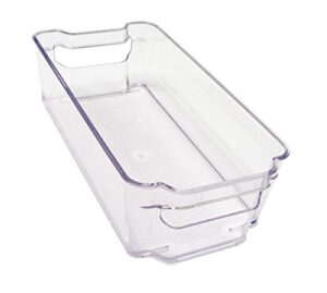 dial industries multi-purpose organizer, 12-1/2 x 6-1/4 x 3-1/2 inches, clear (b673)