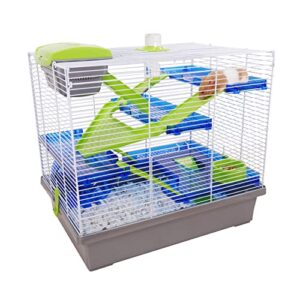 pico xl silver & green - hamster & small animal home/cage