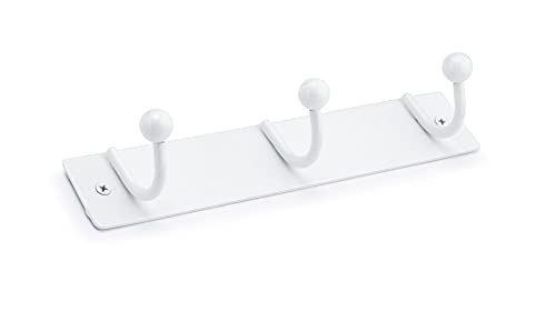 Richelieu Hardware 70548BAG Utility Hook Rack 9-1/16 in (230 mm), White