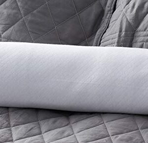 Bucky B661BWH 17x7.5" Travel Duo Bed Pillow Case - Bolster Pillowcase