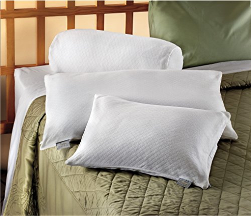 Bucky B661BWH 17x7.5" Travel Duo Bed Pillow Case - Bolster Pillowcase