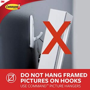 Command 17091CLR-AW-E Window, Medium, 2-Hooks (17091CLR-AWES), 2 Hooks, Clear-Outdoor, 2 Hooks