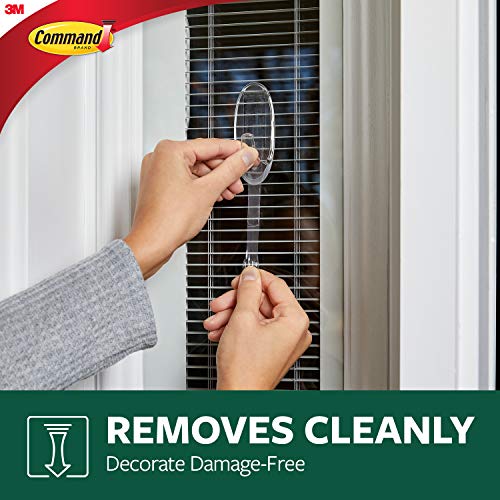 Command 17091CLR-AW-E Window, Medium, 2-Hooks (17091CLR-AWES), 2 Hooks, Clear-Outdoor, 2 Hooks