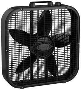 lasko 20 black dècor colors box fan