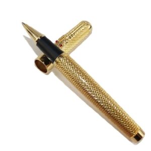 gullor 1200 golden dragon red crystal eyes rollerball pen (golden)