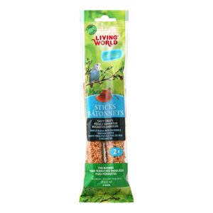 living world budgies honey treat sticks, 2-ounce