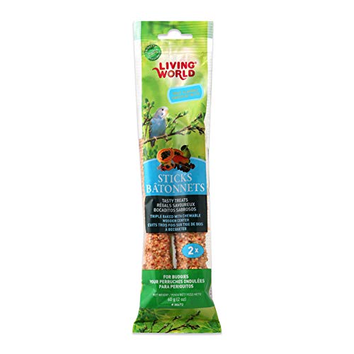 Living World Budgies Fruit Treat Sticks, 2-Ounce