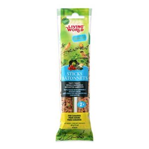 living world canary veggie treat sticks, 2-ounce