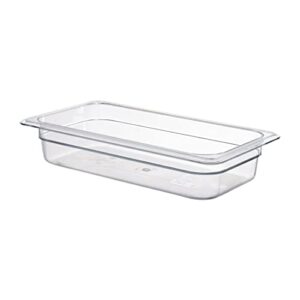 cambro (32cw135) 2-1/2" third-size food pan - camwear®