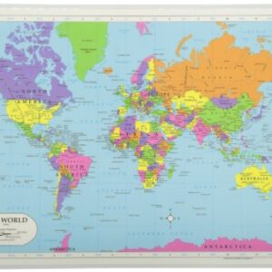 Painless Learning World Map Placemat