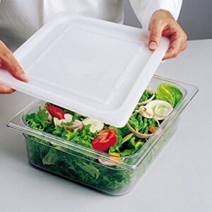 Rubbermaid Commercial Products Cold Food Soft Seal Lid, Full Size, White (FG147P00WHT)