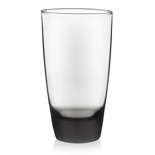 Libbey Classic Smoke 16-Piece Tumbler and Rocks Glass Set