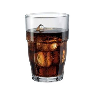 Bormioli Rocco Rock Bar Cooler Glasses 16.25 oz, 6 Count (Pack of 1), Clear