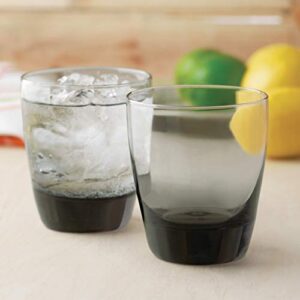 Libbey Classic Smoke 16-Piece Tumbler and Rocks Glass Set