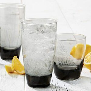 Libbey Classic Smoke 16-Piece Tumbler and Rocks Glass Set