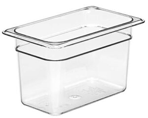 cambro camwear (46cw135) food pan, 1/4 by 6-inch, clear