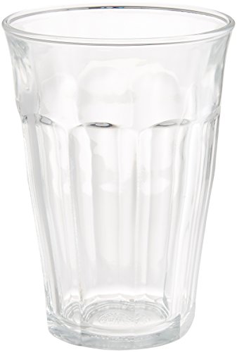 Duralex, Clear 25 cl Picardie Tumbler, Pack of 6, Glass, 8-3/4-Ounce