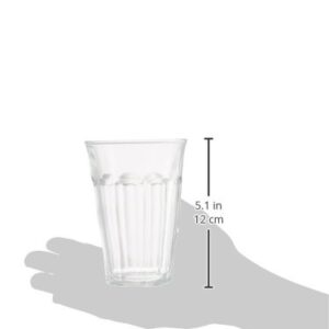 Duralex, Clear 25 cl Picardie Tumbler, Pack of 6, Glass, 8-3/4-Ounce