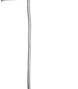 Carlisle FoodService Products HL818500 FlexiGlow Aluminum Heat Lamp with Bulb, Single Arm, 24" H x 4" Base Dia., Silver