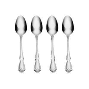 oneida true rose everyday flatware teaspoons, set of 4