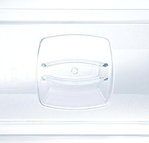 Rubbermaid Commercial Products Cold Food Standard Lid, 1/2 Size, Clear (FG128P23CLR)