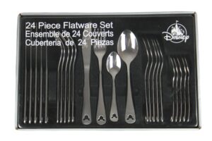 disney theme park exclusive mickey icon 24 piece flatware set