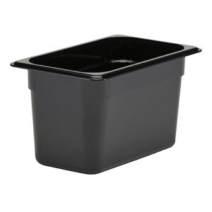 cambro 46cw110 camwear black 1/4 size x 6 d food pan