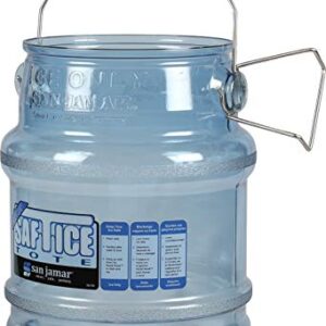 San Jamar Shorty Saf-T-Ice Commercial Ice Tote, 5 gal, (1 Pack)