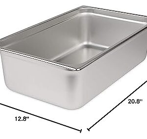 Update International NJP-1006 Steam Table Pan, 6", Stainless Steel