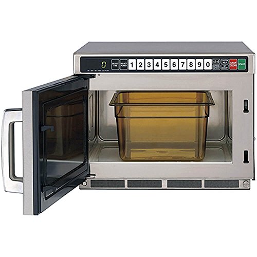 Sharp R-CD2200M - Commercial Microwave Oven, TwinTouch, 2200W, S/S, 17-1/2"W x 22-9/16"H x 13-5/8"D