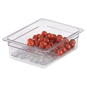 Cambro 300780802 Clear Camwear Drain Shelf for Half Size Food Pans