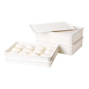 Cambro DB18263CW148 Pizza Dough Box - Camwear Polycarbonate, 18"Wx26"Dx3"H