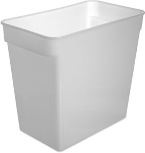 carlisle foodservice products 162902 storplus bpa-free food storage container only, 18 quart, opaque