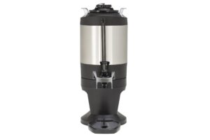 wilbur curtis thermal dispenser 1.5 gallon dispenser, s.s. body s.s. liner w/ stylized base - coffee dispenser - txsg1501s600 (each)