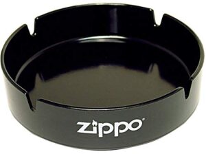 zippo black ashtray