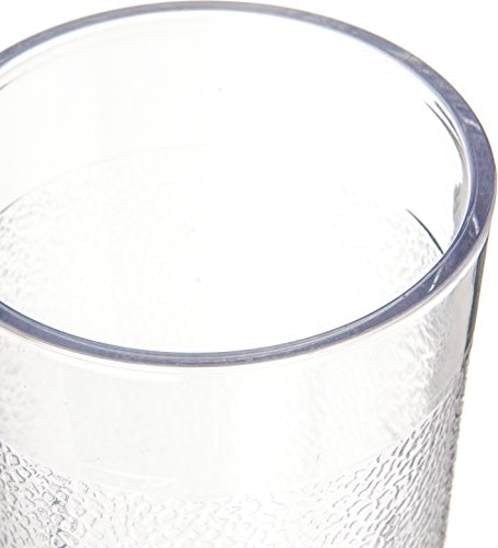 CFS 55018107 Stackable ShatterResistant Plastic Tumbler, 5 oz., Clear (Pack of 6)