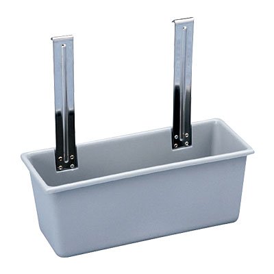 Vollrath (97290) Silver Bin for Bussing Cart (15-1/2" x 6-1/4" x 6-1/2", Black)