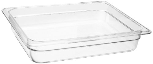 Cambro 14CW 13.7 qt Capacity, 20-7/8" Length x 12-3/4" Width x 4" Depth, Camwear Clear Polycarbonate Full Size Food Pan