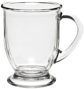 anchor hocking 83045a 5-1/4 inch diameter x 5 inch height, 16-ounce cafe mug (case of 6)