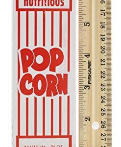 Snappy 1-E Small Red and White Close Top Popcorn Boxes, 3/4 Ounce, 100 Count