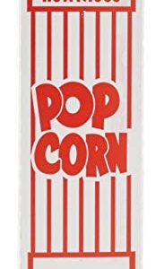 Snappy 1-E Small Red and White Close Top Popcorn Boxes, 3/4 Ounce, 100 Count