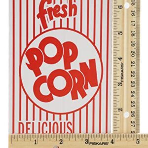 Snappy 1-E Small Red and White Close Top Popcorn Boxes, 3/4 Ounce, 100 Count