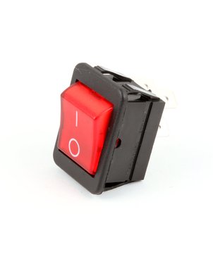 Cecilware L155A SWITCH RED ROCKER - POWER/QB/U (L155A)