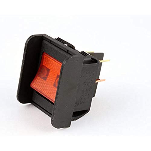 Duke (DUKEN) Lighted Switch (Amber) 250V #Crtl111A250V3M9B