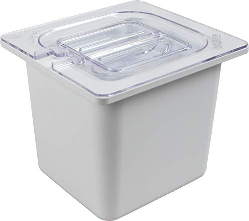 San Jamar - CI7001WH CI7001 Chill-It 1/6 Food Pan, 52 oz Capacity, White