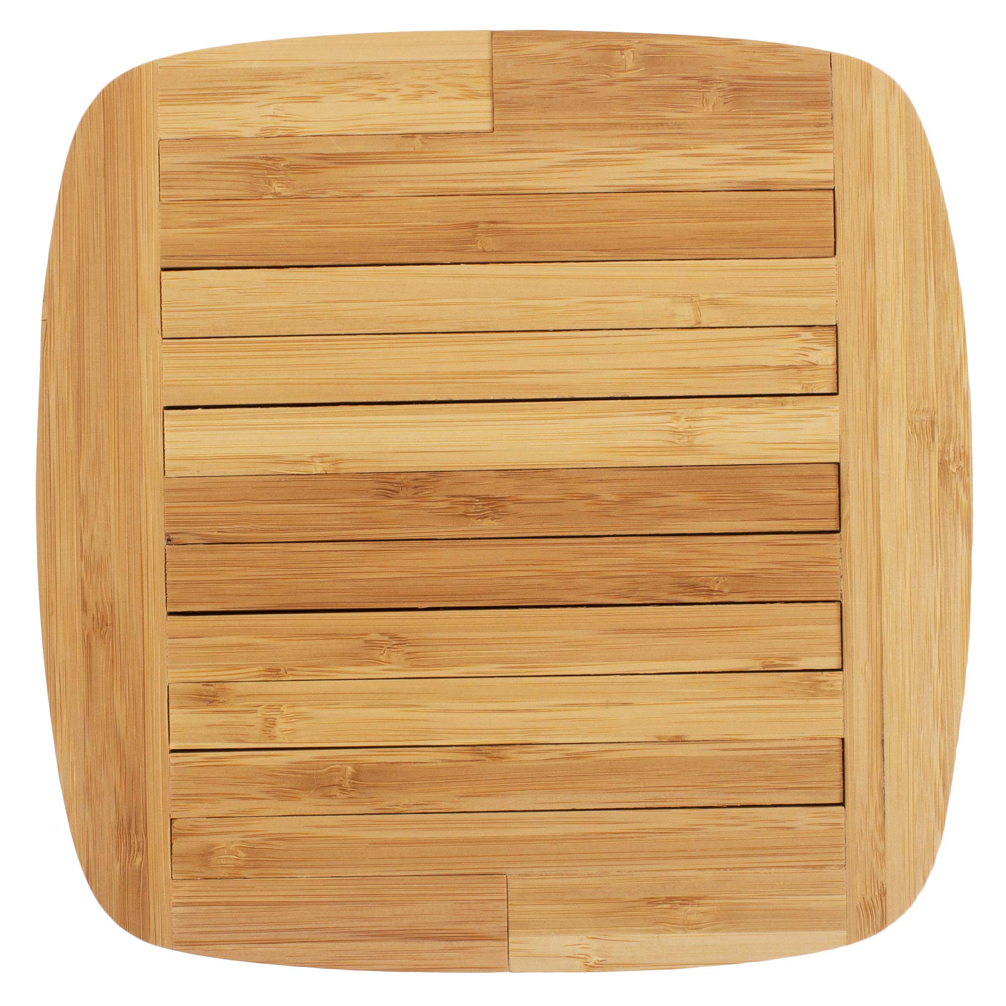 Totally Bamboo Expandable Bamboo Trivet, 8.75" by 8.75", Brown