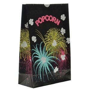 Bagcraft Papercon 300451 Theater Popcorn Bag with Black FunBurst Design, 170 oz Capacity, 11-3/4" Length x 7-1/2" Width x 3-1/2" Height (Case of 250)