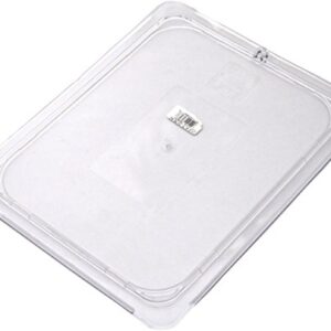 Carlisle FoodService Products 10236U07 StorPlus Half Size Polycarbonate Universal Flat Surface Food Pan Lid, Clear