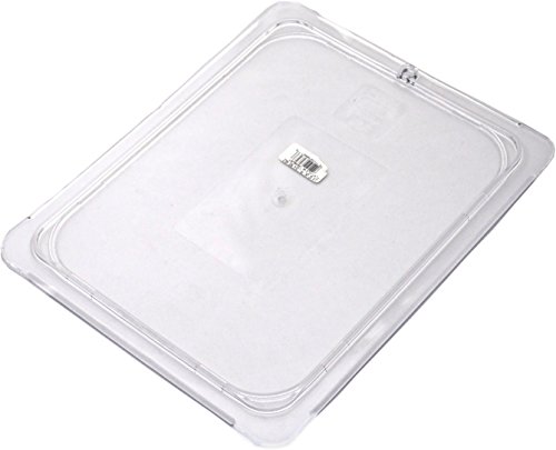 Carlisle FoodService Products 10236U07 StorPlus Half Size Polycarbonate Universal Flat Surface Food Pan Lid, Clear